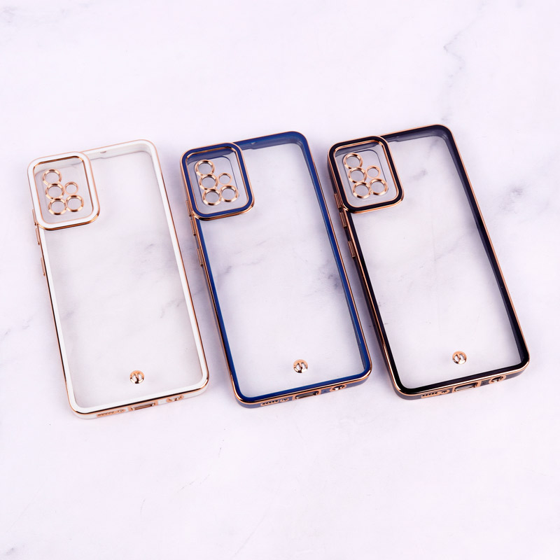 خرید قاب Space سامسونگ Galaxy A51 4G دور رنگی محافظ لنزدار | تکنوسان