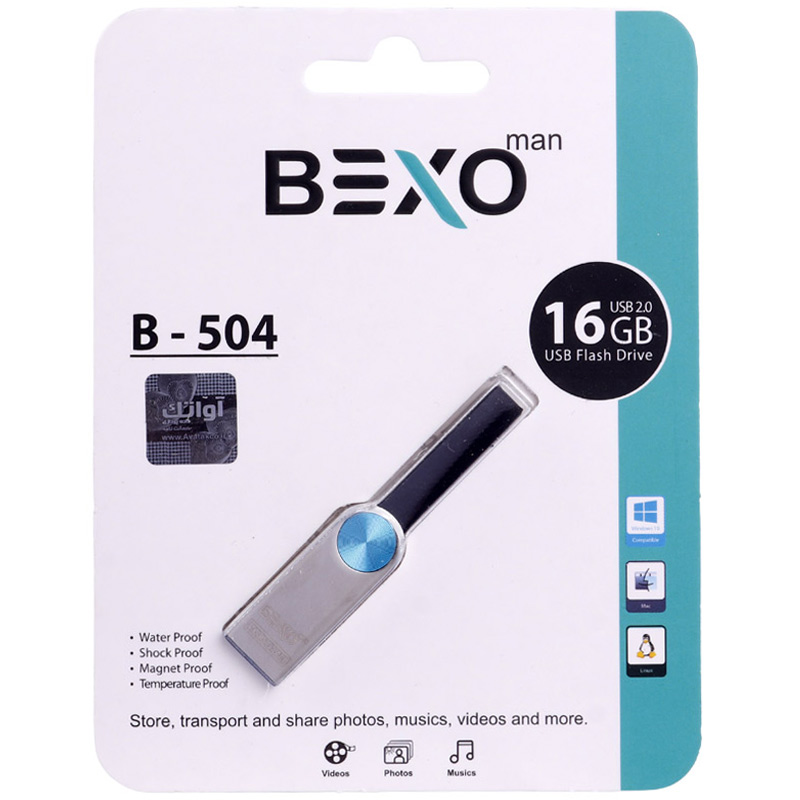 خرید فلش 16 گیگ بکسومن Bexoman B-504 | تکنوسان