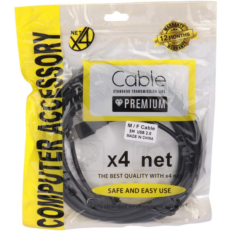 مشخصات، قیمت و خرید کابل افزایش طول X4 Net USB 5m | تکنوسان