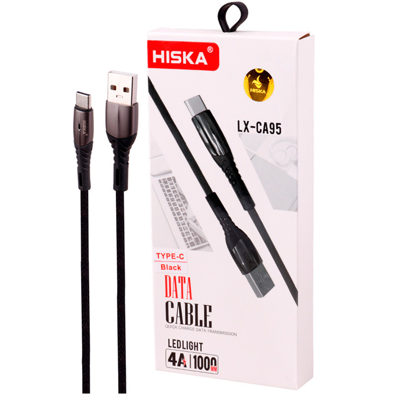 مشخصات، قیمت و خرید کابل تایپ سی فست شارژ Hiska LX-CA95 4A 1m | تکنوسان