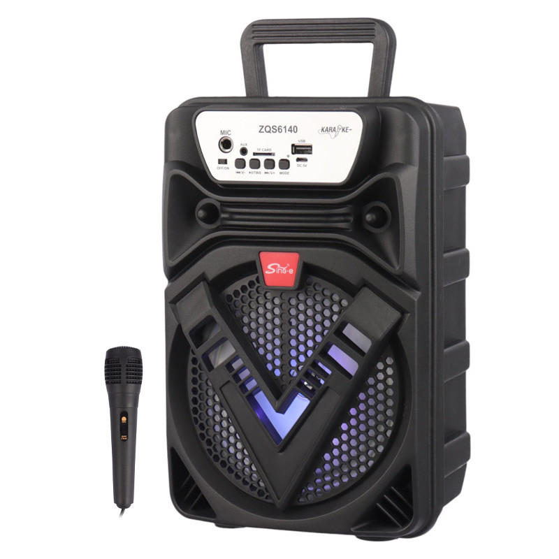 خرید اسپیکر بلوتوثی رم و فلش خور Sing-E ZQS6140 + میکروفون