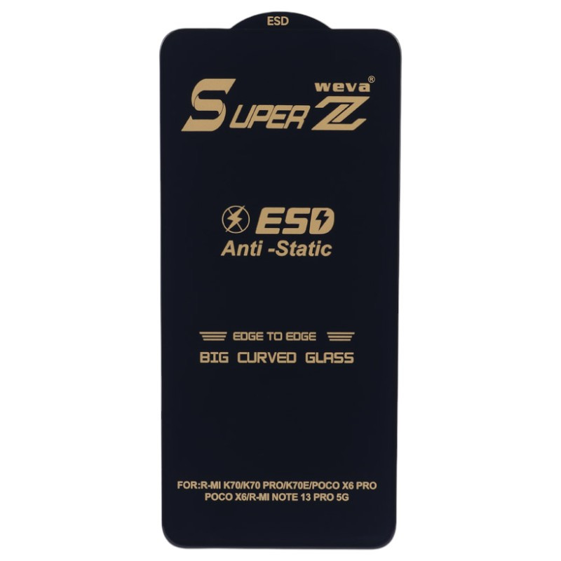 گلس Super Z آنتی استاتیک Weva شیائومی Redmi Note 13 Pro 4G