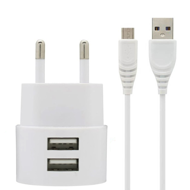 خرید شارژر دیواری Tranyoo V90 + کابل میکرو یو اس بی | تکنوسان