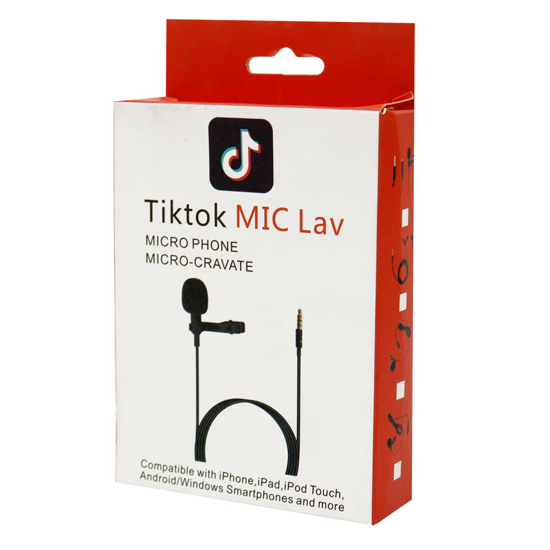 خرید میکروفون یقه ای Tik Tok Mic Lav | تکنوسان