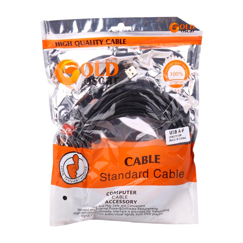 مشخصات، قیمت و خرید کابل افزایش طول Gold Oscar USB 5m | تکنوسان