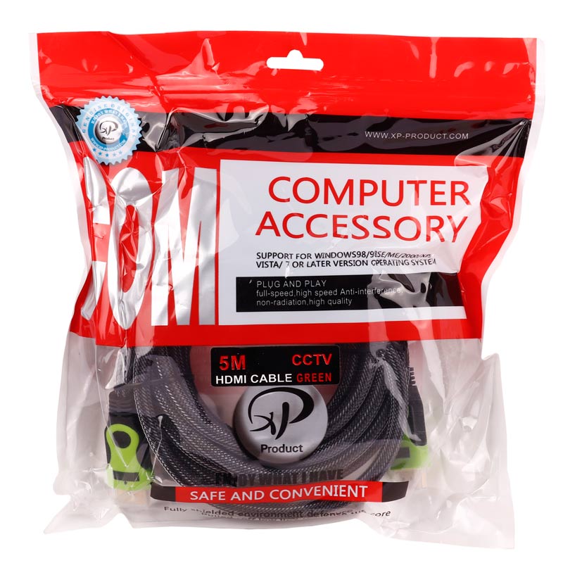 خرید کابل XP-Product HDMI 5m پوست ماری شرینک | تکنوسان